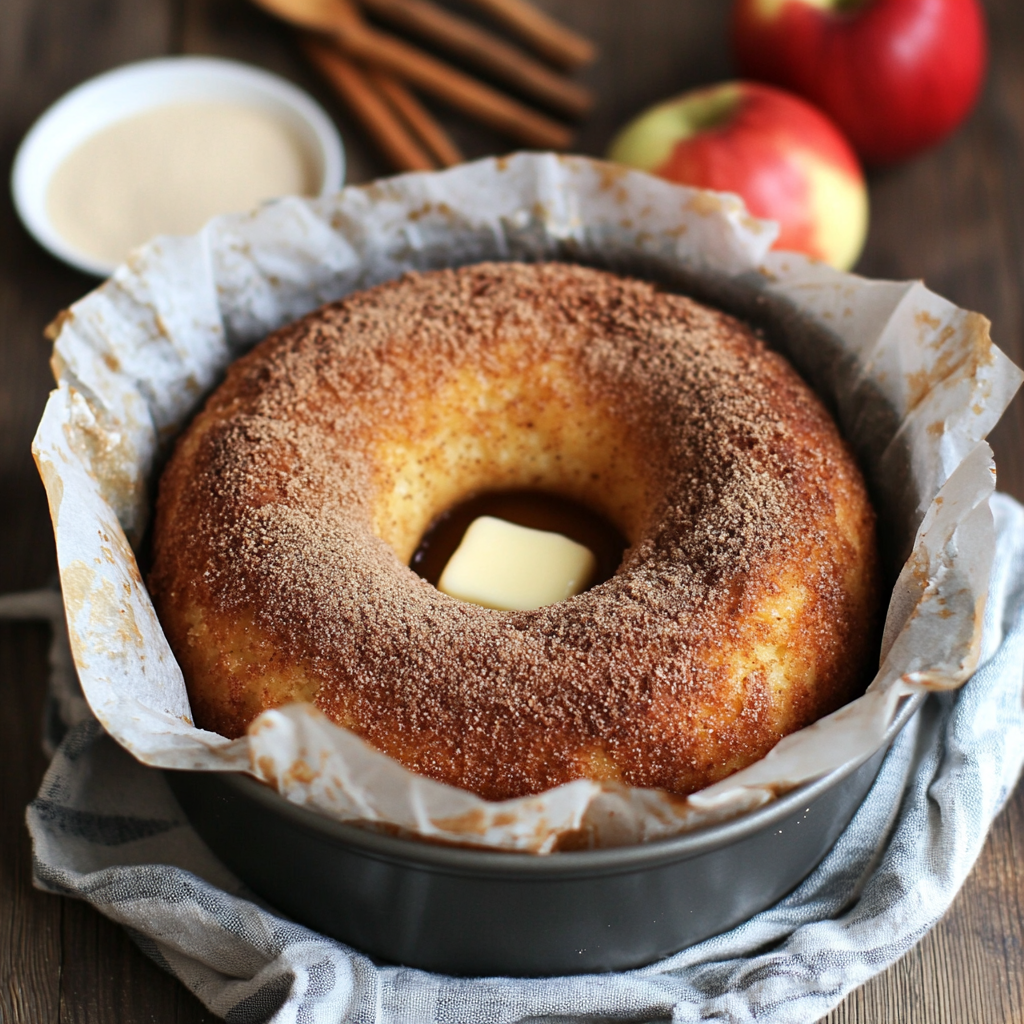 Apple Cider Donut Cake