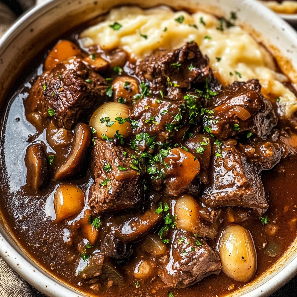 Classic Beef Bourguignon Recipe