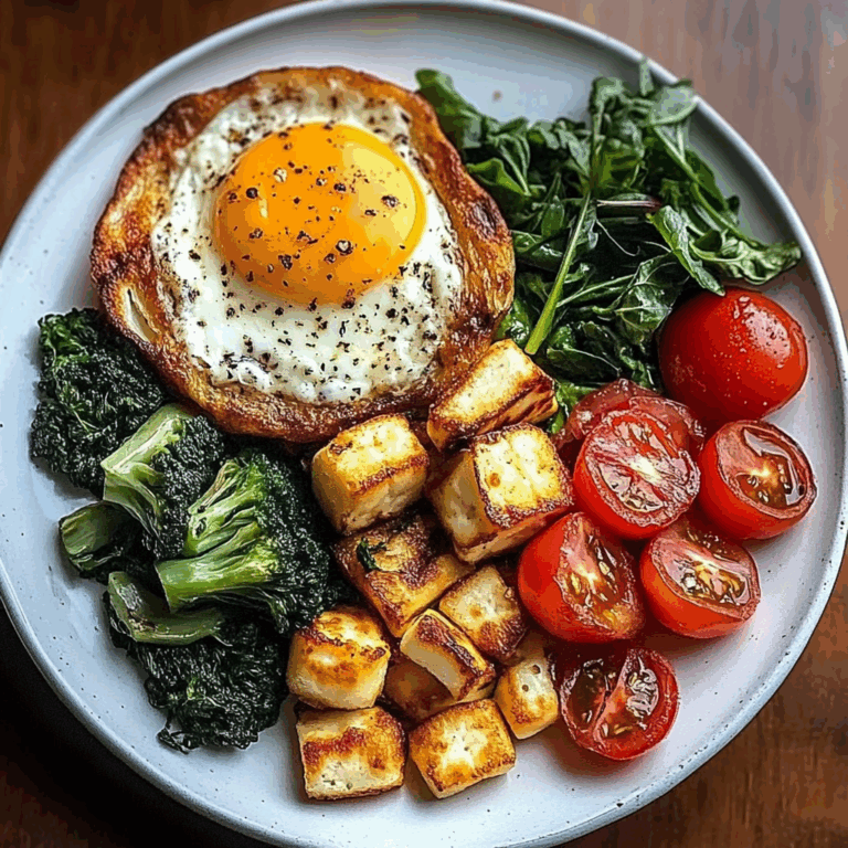 Sunny Veggie & Halloumi Breakfast Plate