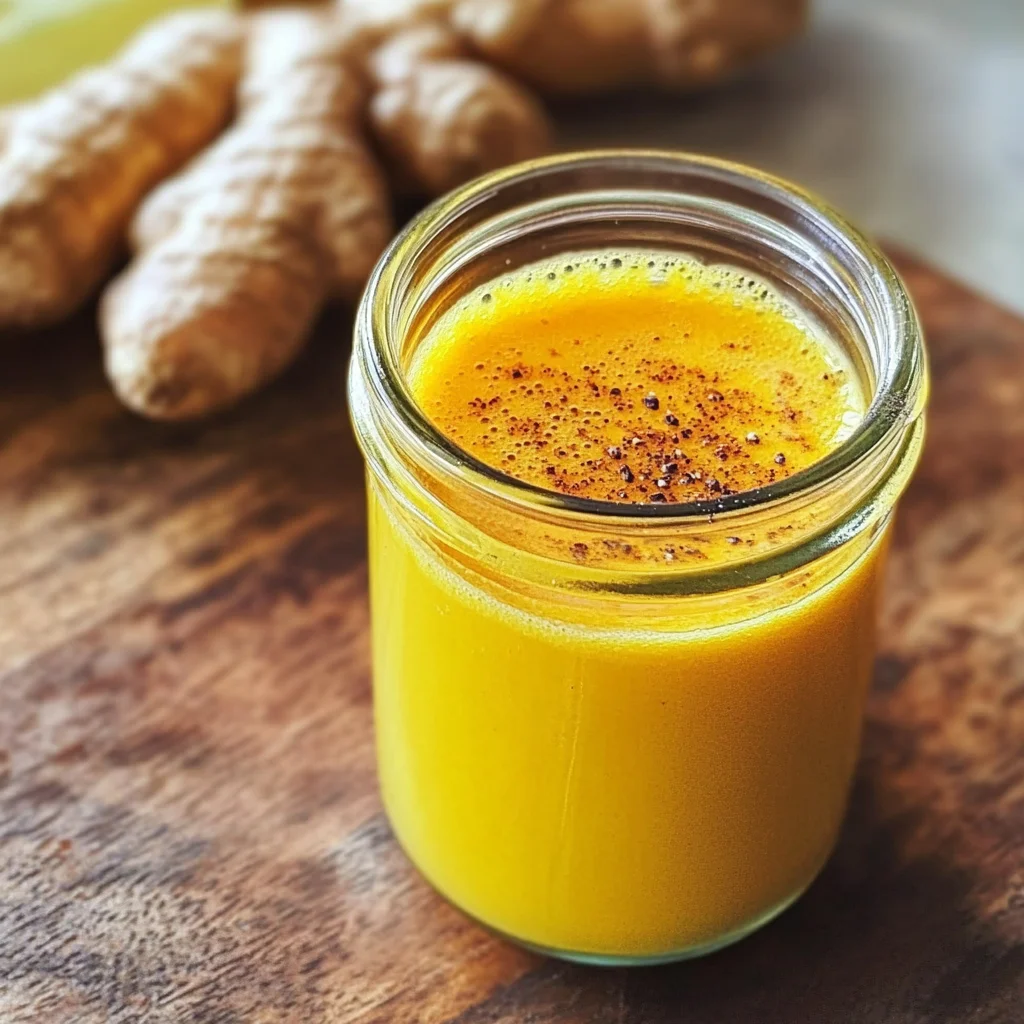 Lemon Ginger Turmeric Shot