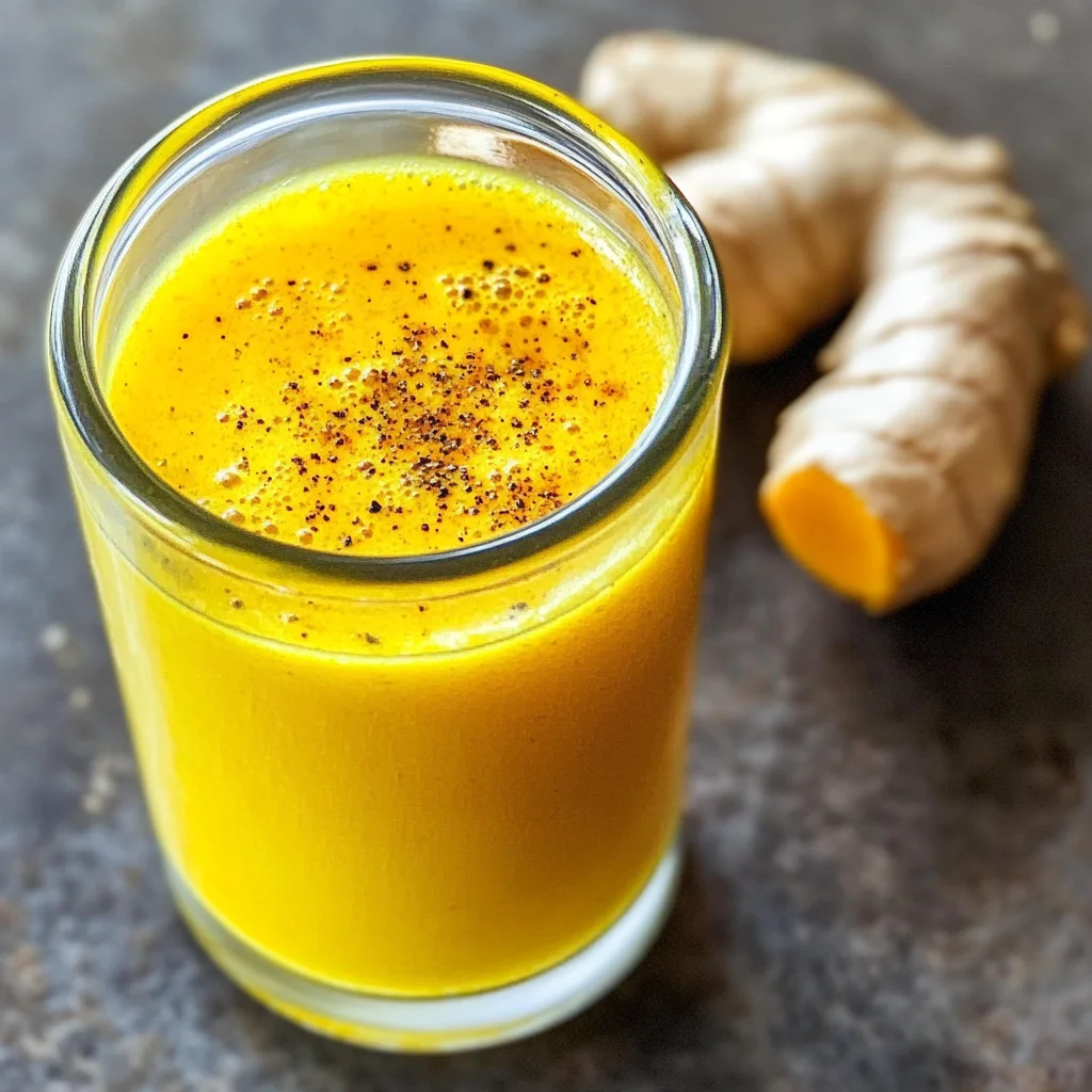Lemon Ginger Turmeric Shot