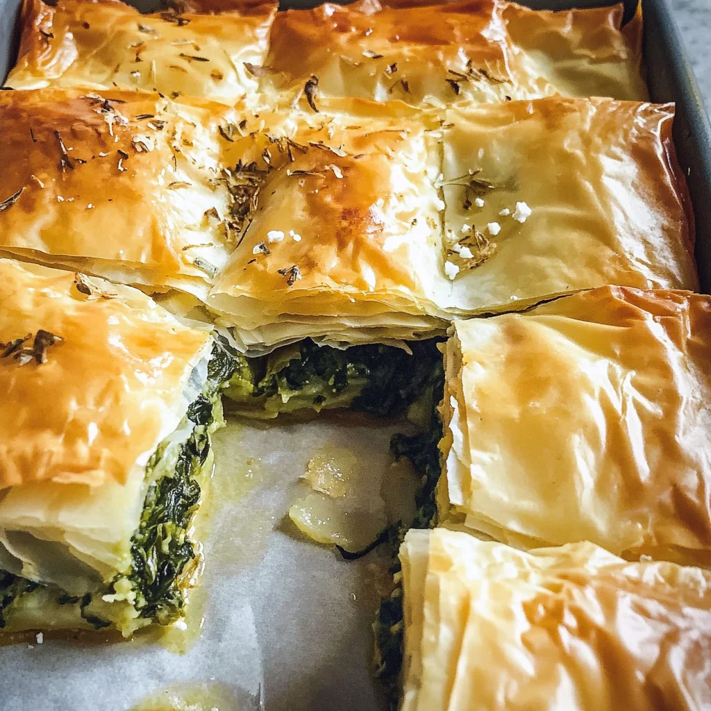 Spanakopita (Greek Spinach Pie)
