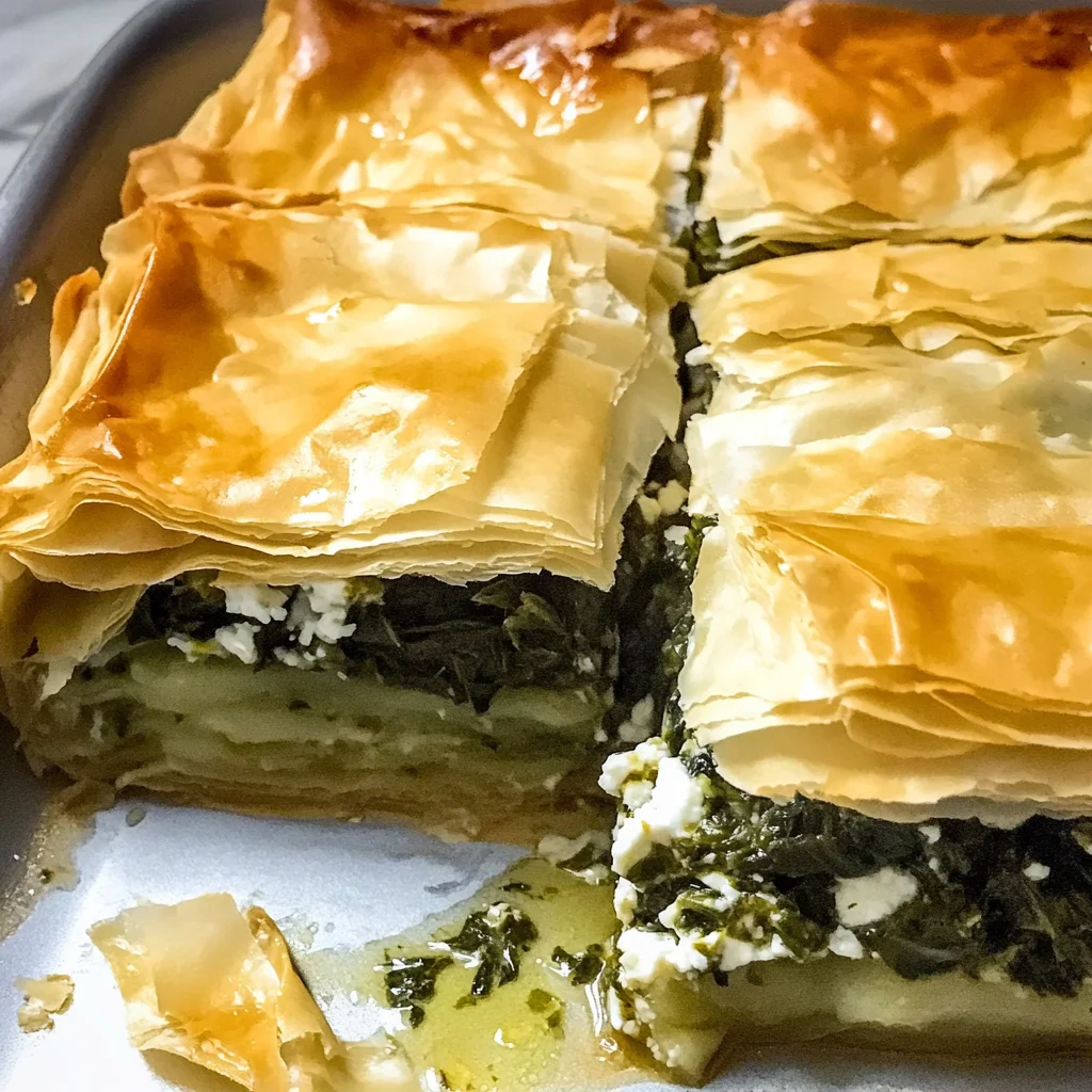 Spanakopita (Greek Spinach Pie)